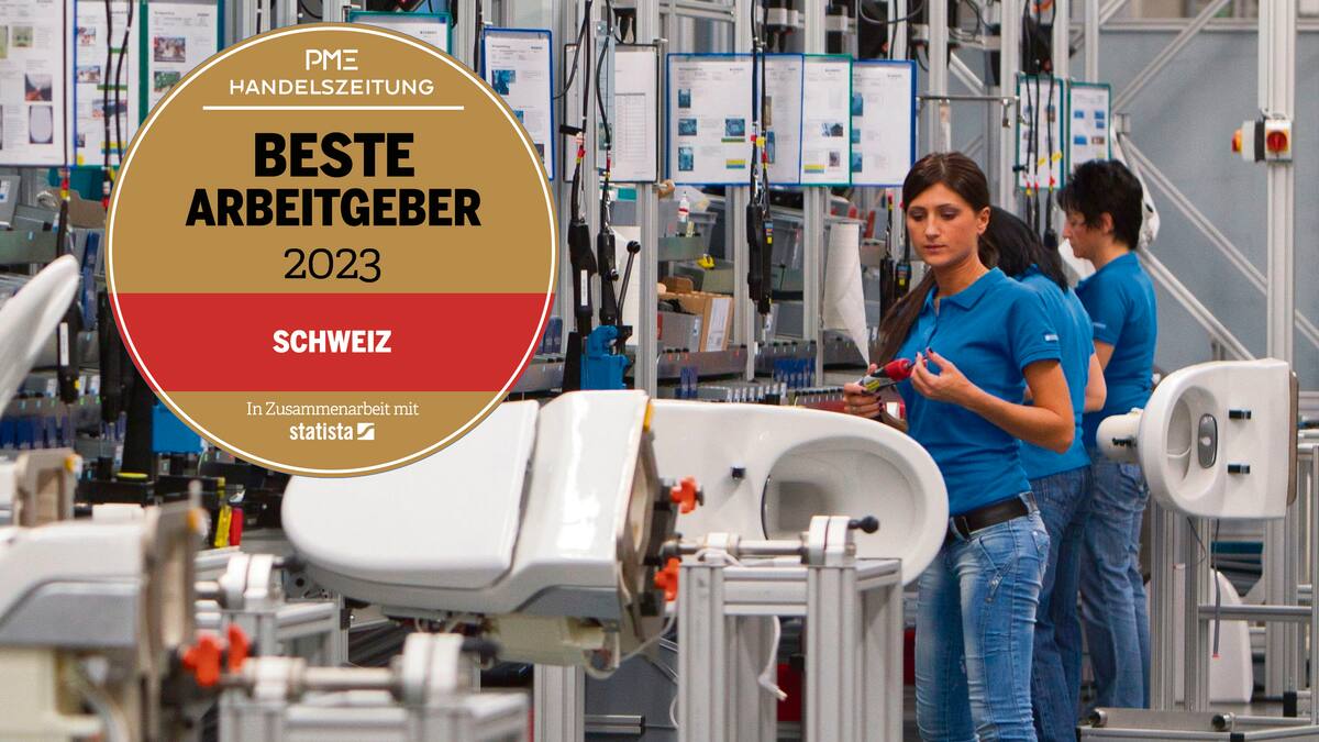 Beste Arbeitgeber der Schweiz 2023: Sanitärfirma Geberit ist unter den Top Ten der besten ...
