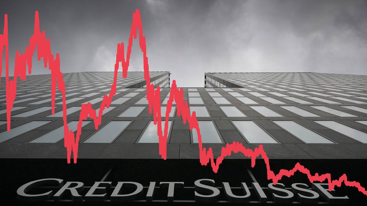 So sehen die Absturzstellen der Credit Suisse aus | Handelszeitung