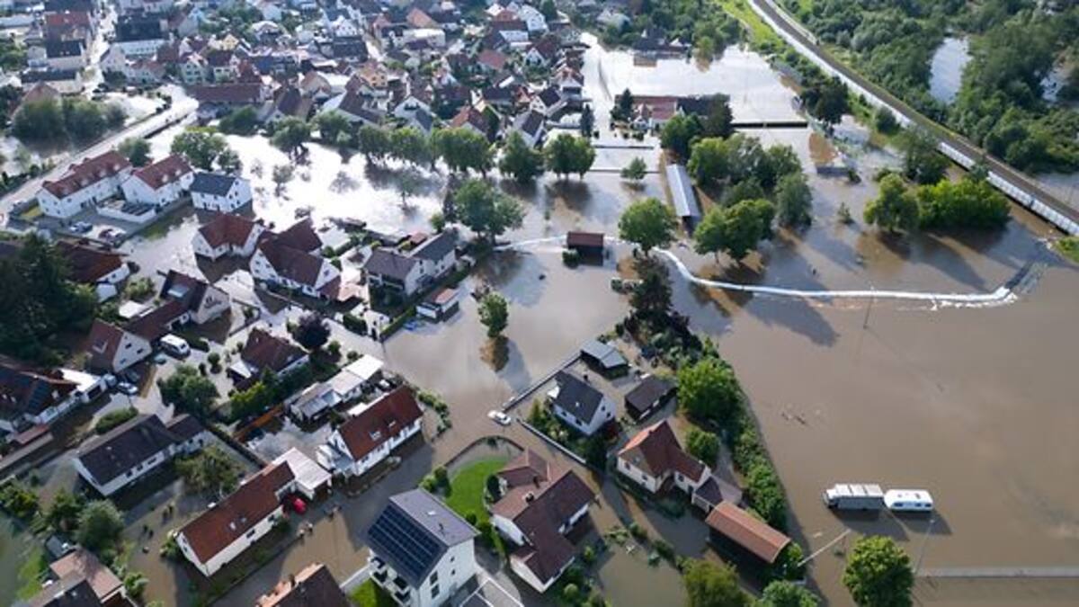 Schätzung: Hochwasser in Süddeutschland kostet Versicherer 2 Milliarden ...