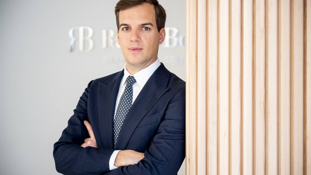 Jay Bidermann, jüngster Partner bei Rahn+Bodmer, spricht über seine ...