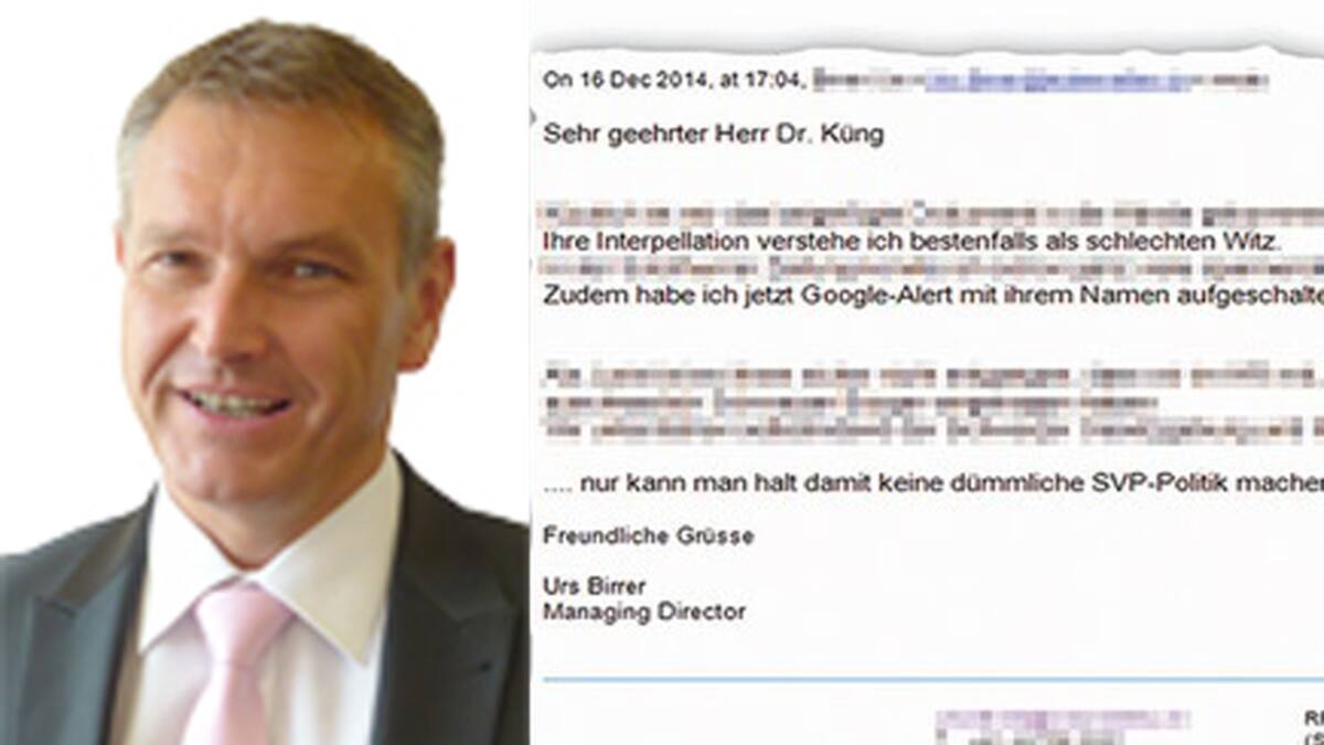 Schweizer CEO stolpert über Wut-Mail | Handelszeitung
