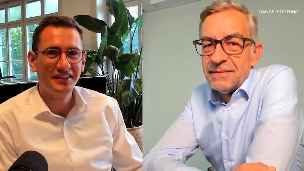 Im Morning Call diskutieren Johannes von Mandach und Marcel Speiser ...