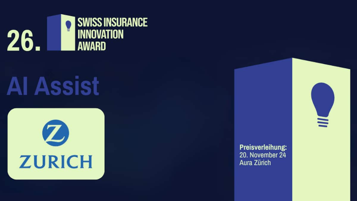 Award-Kandidat #26: Zurich AI Assist - Mensch und AI in perfekter Zusammenarbeit | HZ Insurance