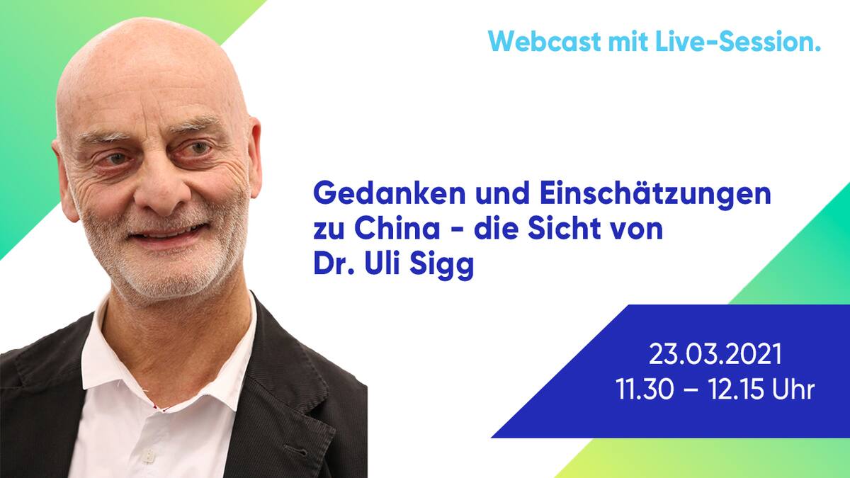 Rückblick Webcast mit Dr. Uli Sigg | Handelszeitung